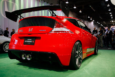 Looks Like a Car: SEMA 2010 Live : Honda CR-Z Hybrid R Concept live photos