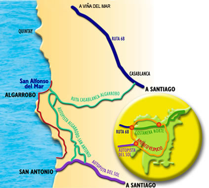 Turismo en Sudamerica: ALGARROBO,Chile