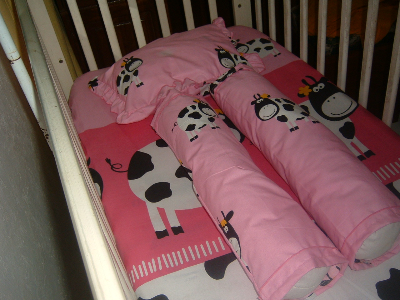 Mintul Online Shop: Baby Bed Sheet Sapi Pink