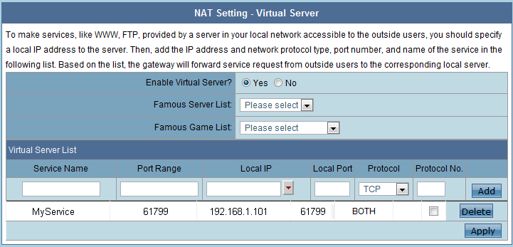 Port forwarding through a modem and router to expose and enable ...