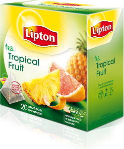 THE INCURABLE DISEASE.: Lipton Tropical fruit.