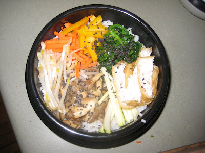 The Barry Table: Pam makes stone bowl Bip Bim Bop