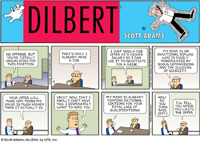 La Palabra Harry???: Salary negotiations (Dilbert de hoy)