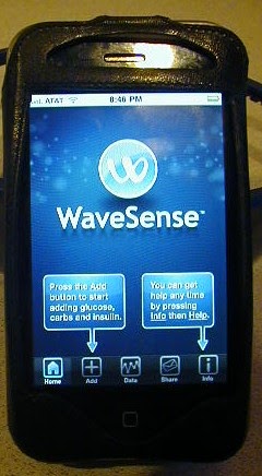 Your Diabetes May Vary: WaveSense iPhone App - First Impressions