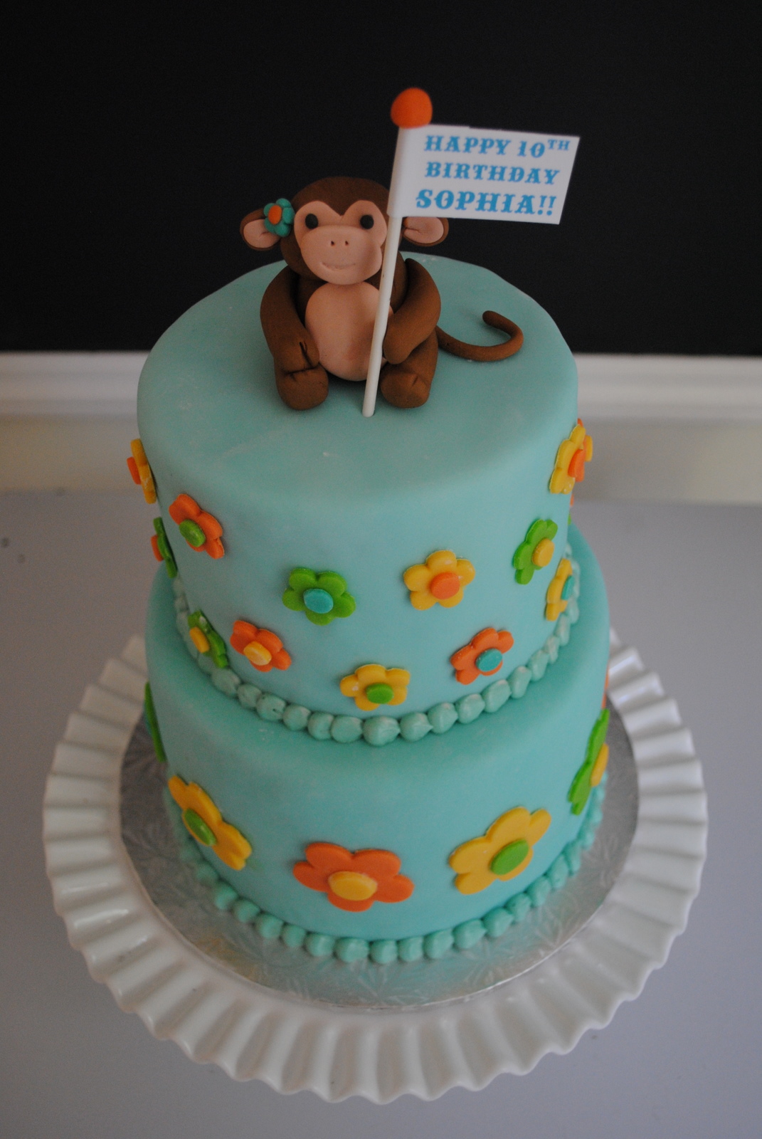 Cakewalk Baking: Sophia's monkey cake
