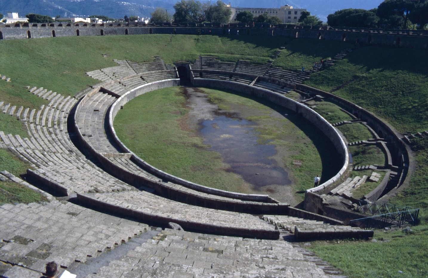 Antique entertainment: Amphitheater of Pompeii
