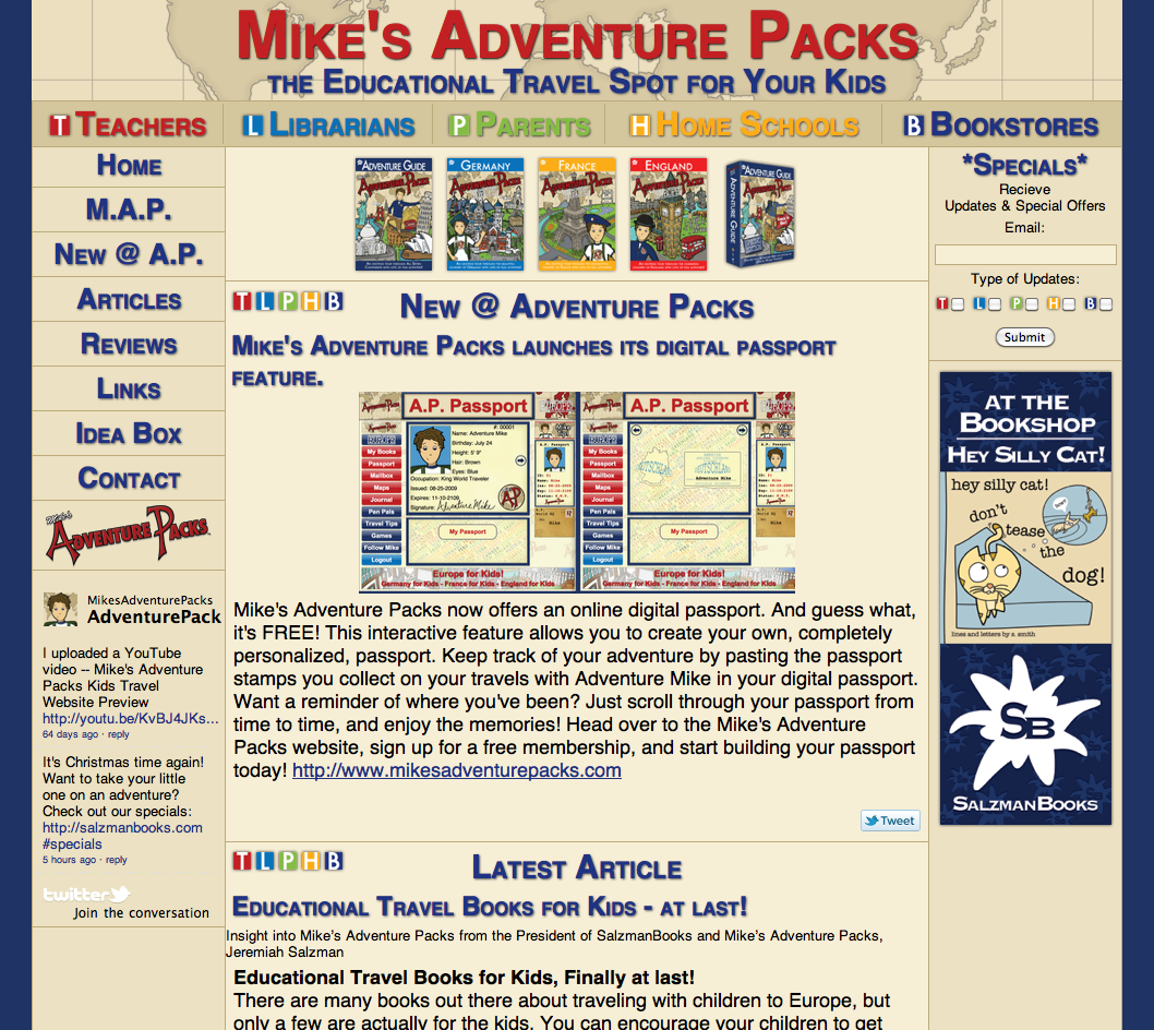 Mike's Adventure Packs: Mike's Adventure Packs launches new travel ...
