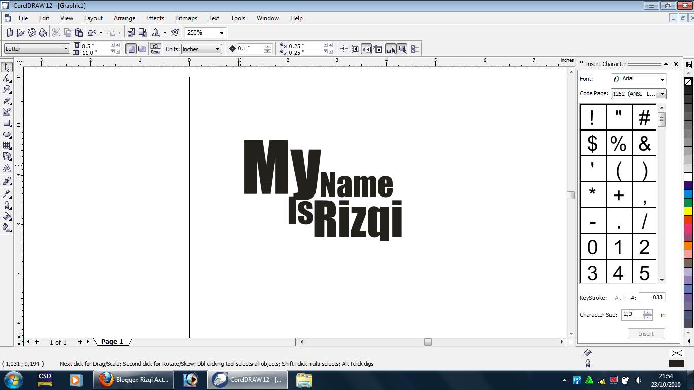 Rizqi Activities: Membuat Efek Splash Cat Warna-Warni Menggunakan Corel ...