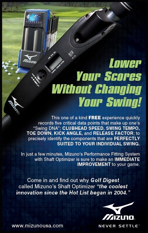 Mizunojunkie: New Mizuno Shaft Optimizer and Fitting System