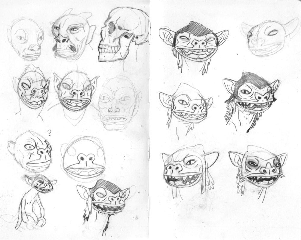 The Hobbit Goblin Drawing