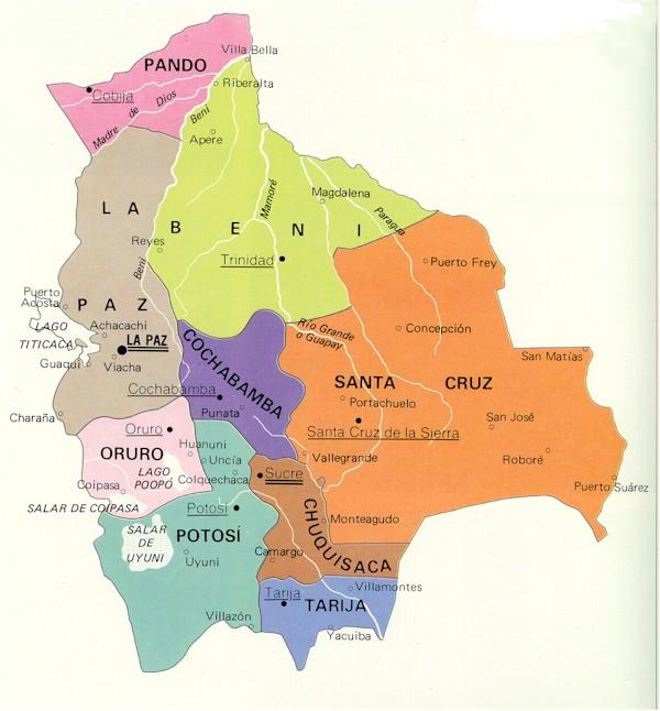 DE JESUS GÓMEZ: DIBUJOS DEL MAPA DE BOLIVIA