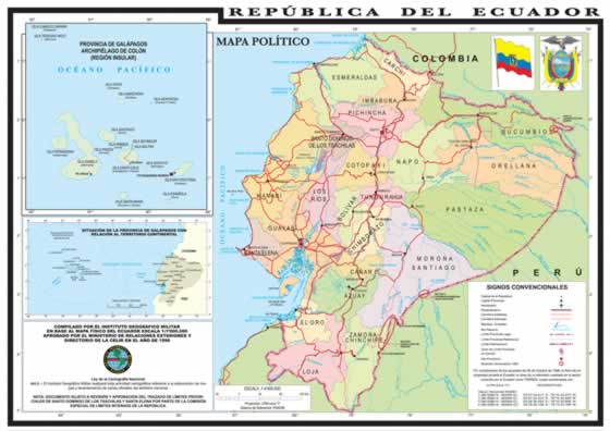 DIBUJOS DEL MAPA DE ECUADOR