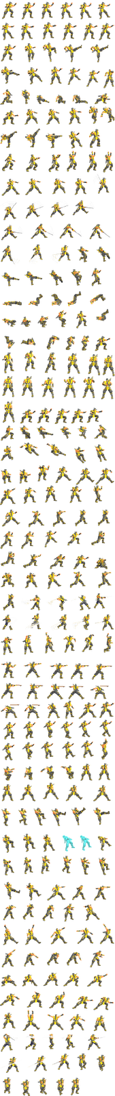 Anime Emperor: Sprite Sheet's Scorpion MK Armagedon