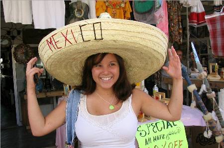 Girls Wearing Hats: The Mexican Sombrero - An Authentic Party Piece