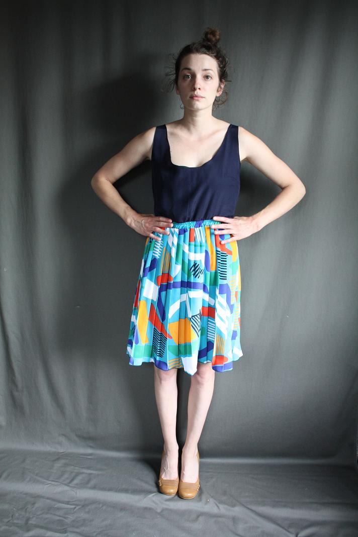Spano Lang: Abstract Expressionism Dress