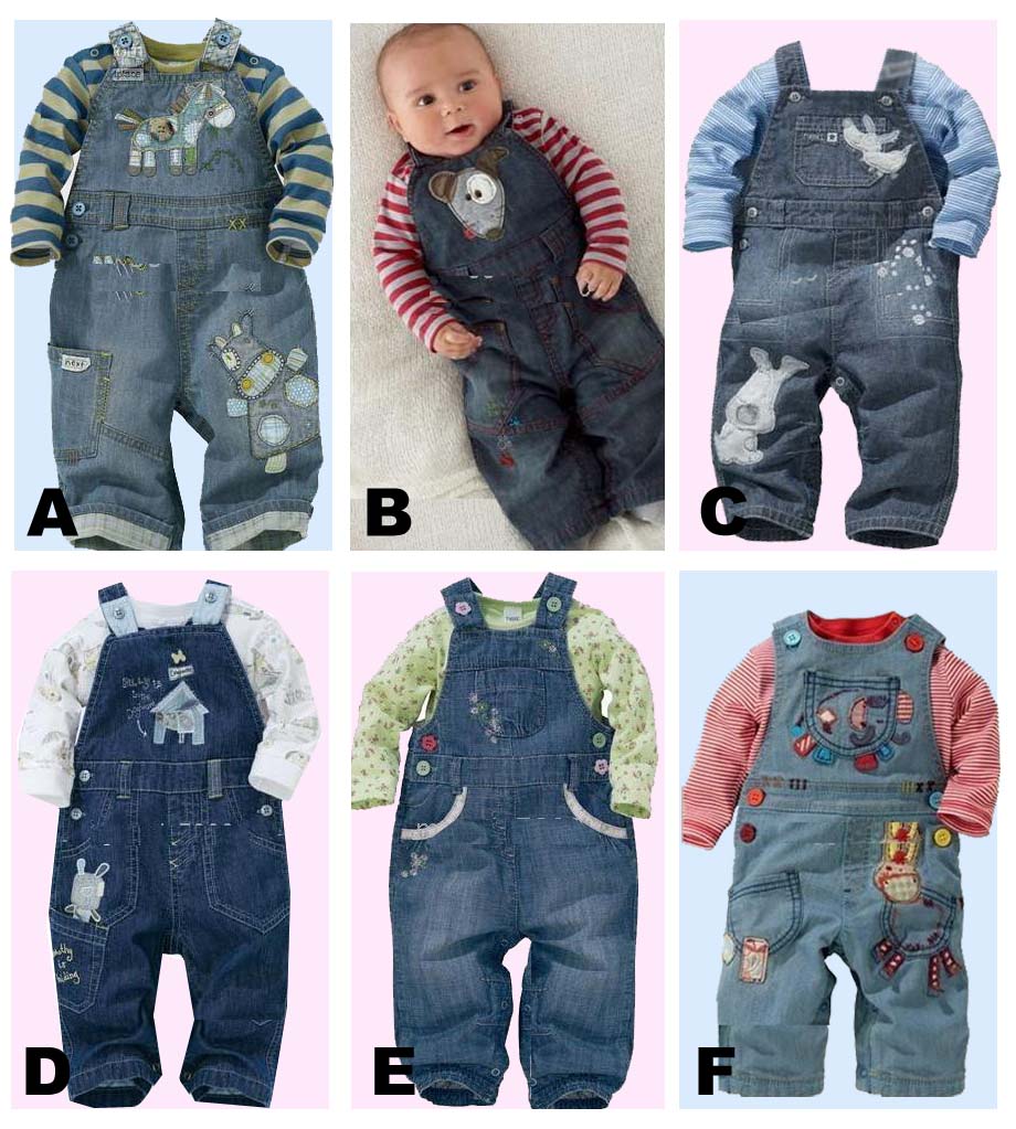 BABYTOTSSTYLE: BABY OVERALL JEANS FOR BOYS& GIRLS
