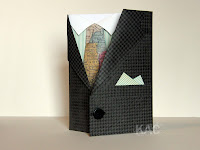 PaperBabe: Masculine Suit Card,