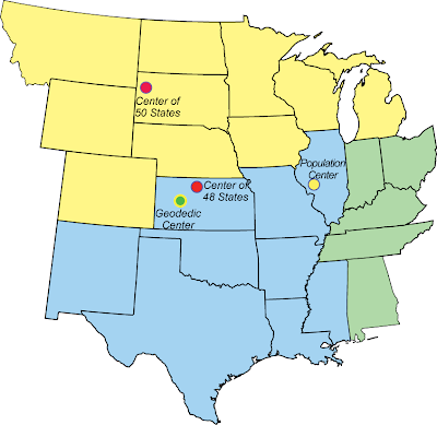 Excel Math: Which Center of the United States?