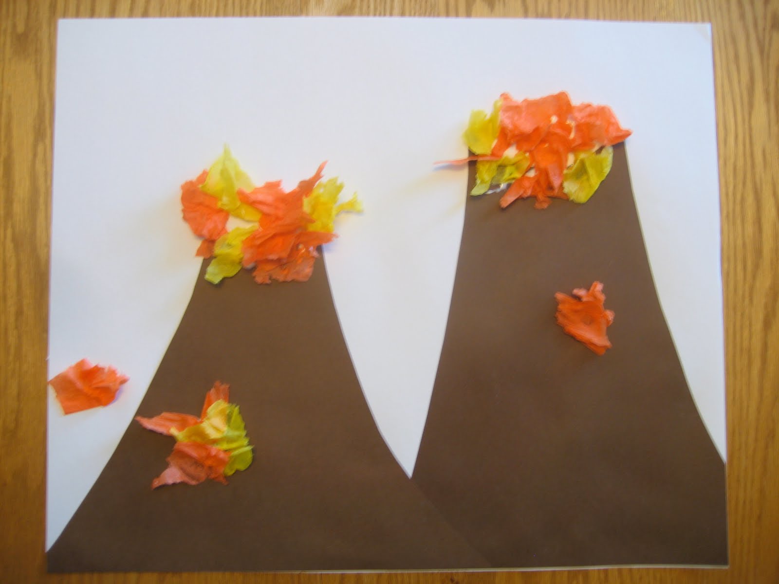 Toddler Approved!: Volcano Art and Science Experiment