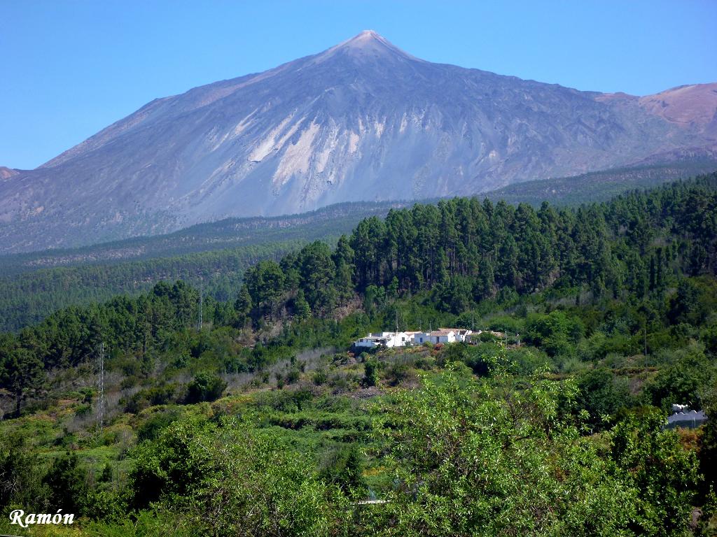 NUESTRA ISLA : TENERIFE: LA CARA NORTE DL TEIDE DESDE LAS ABIERTAS EN ...