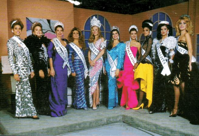 MONARCAS DE VENEZUELA: Miss Venezuela 1989 - Finalistas