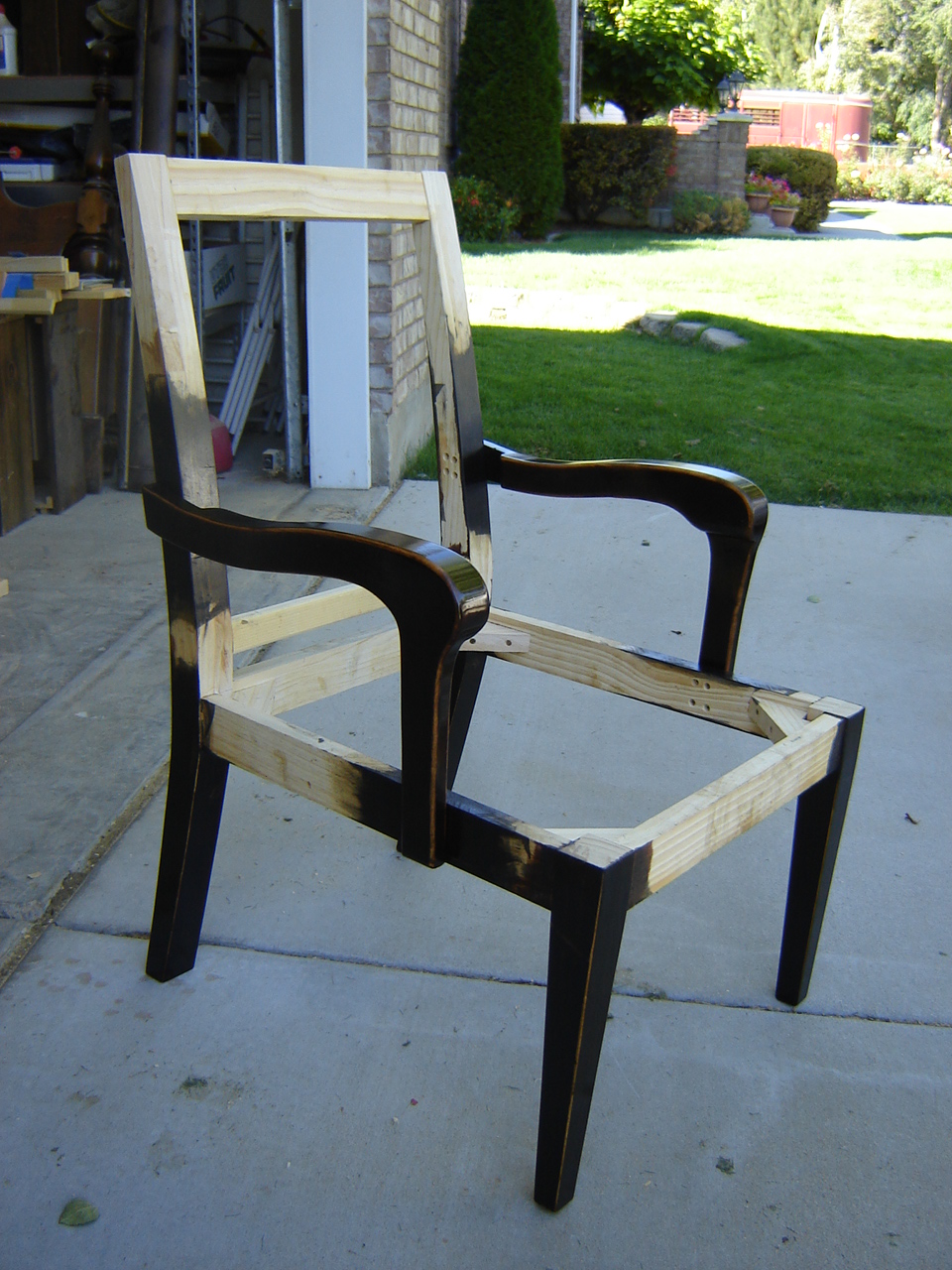 The Woodmaster: Parson Type Chair Frames