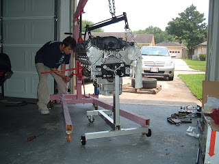 Zigz Auto Notes: LS1 - Part 1: Getting the engine onto an engine stand
