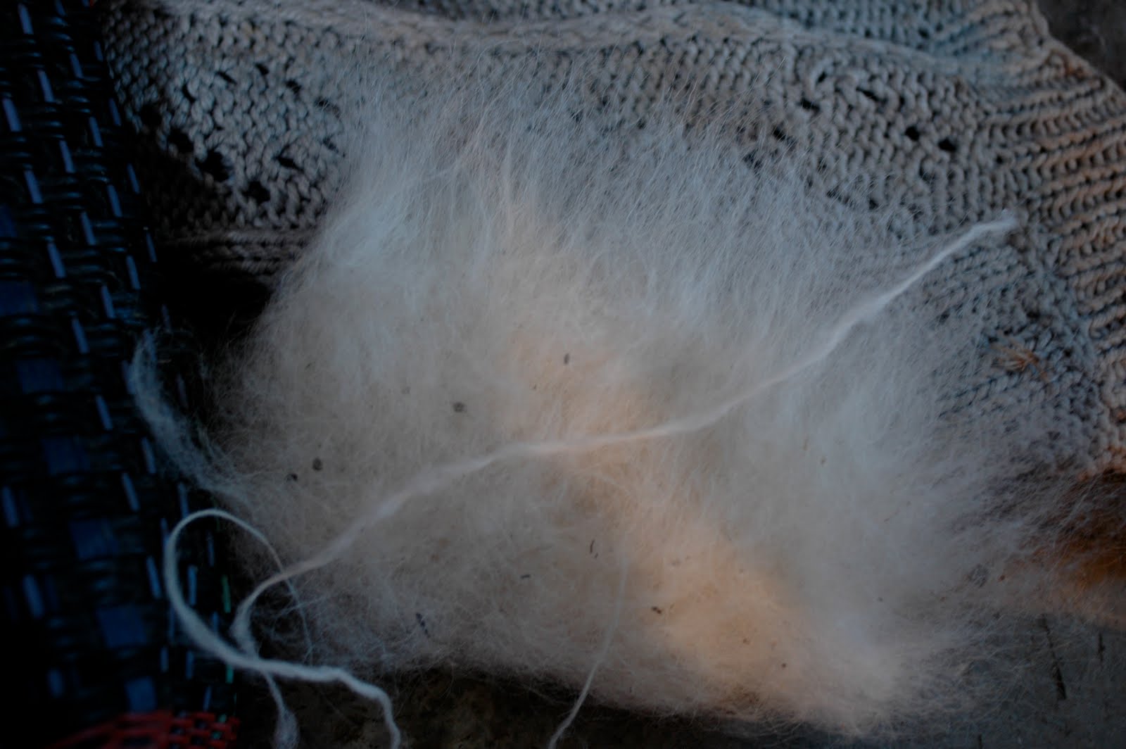 Artists Helping Artisans: Preparing wool stage 2 - brushing and spinning
