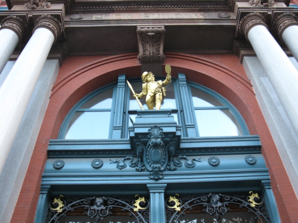 Daytonian in Manhattan: The Puck Building - Houston and Lafayette Streets