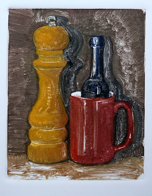 A Still Life Monoprint