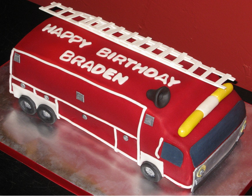 Katie's Cakes: Fire Truck Cake