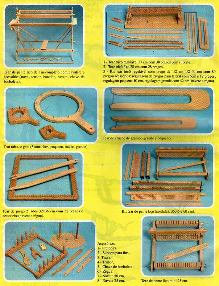 Artesanato & Cozinha !: Tipos de Teares