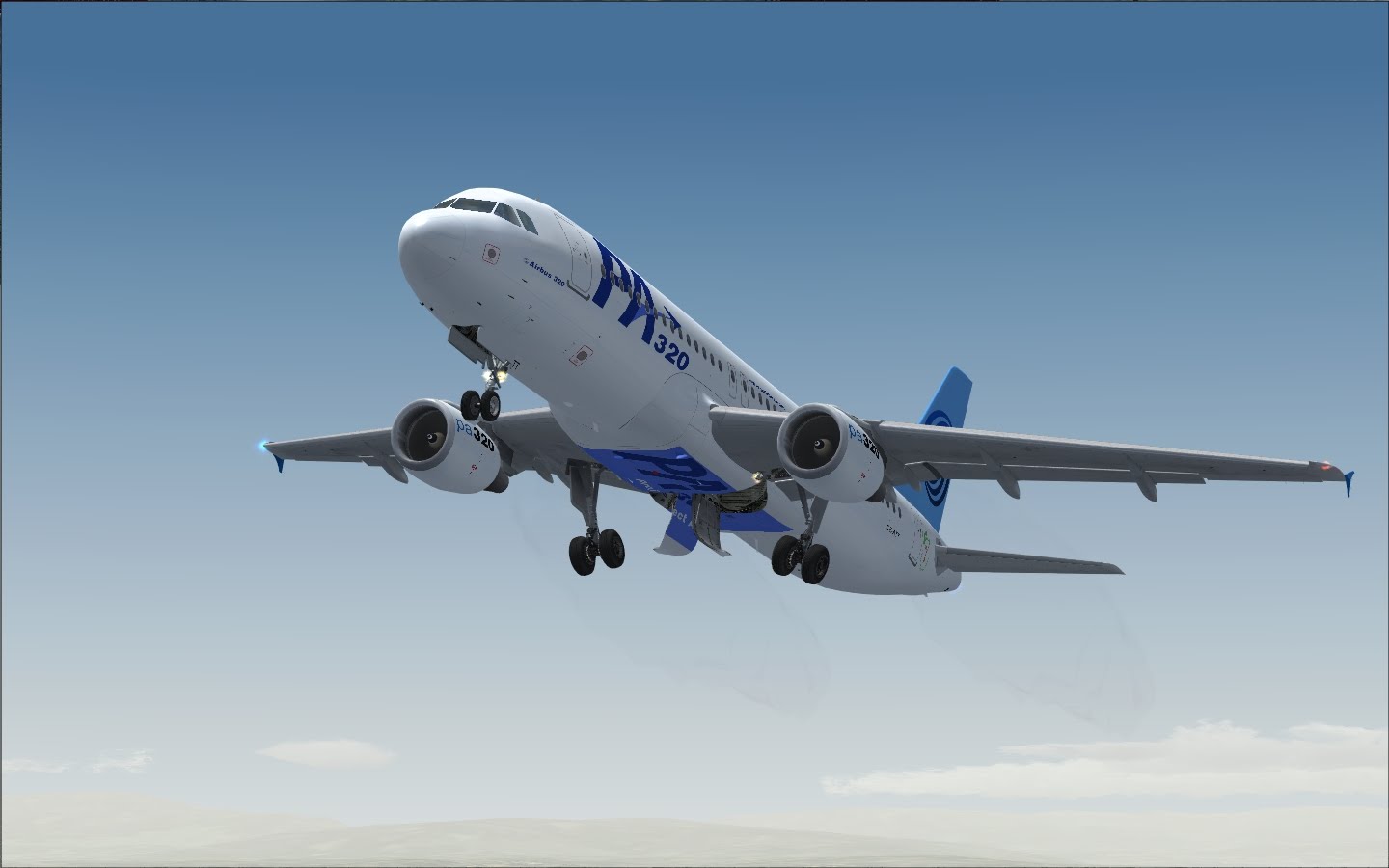 Flight Simulator Repainter: Project Airbus A320-200 CFM Fictionary livery