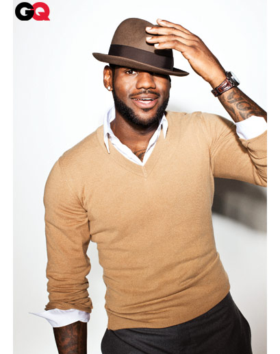 100%realjuice: Lebron Graces the Cover of GQ Magazine