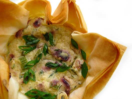 Linno-Yum: Ricotta And Spinach Filo/Phyllo Baskets