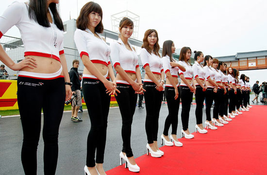 Asiabulous: Race Queen (or princess if you wish) at Korean GP