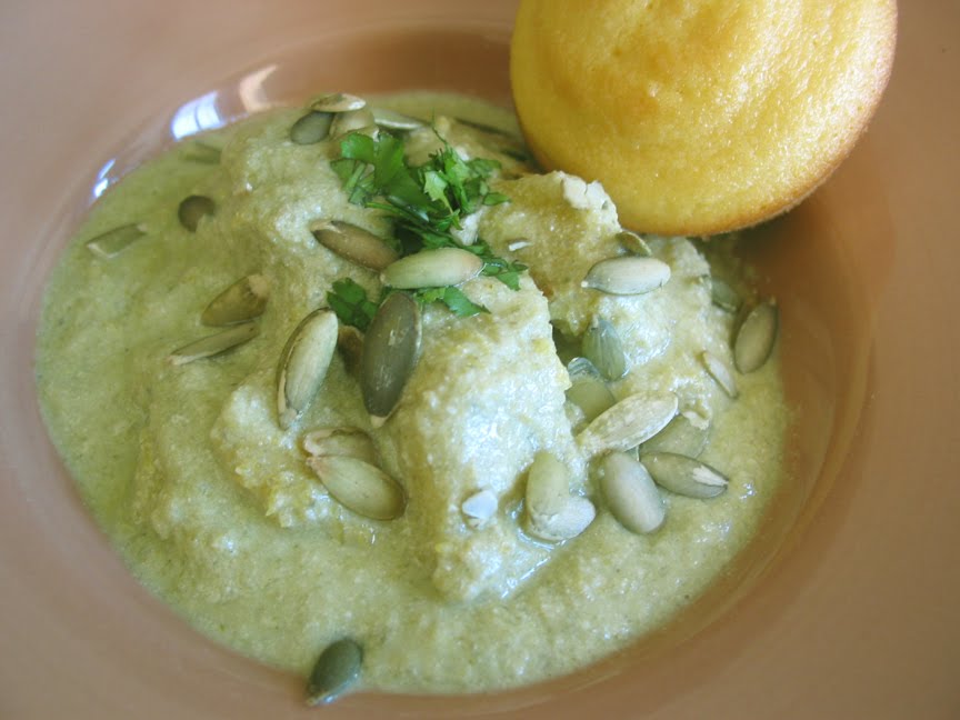 The Holy Enchilada: Winter Squash in Green "Pipian" Sauce