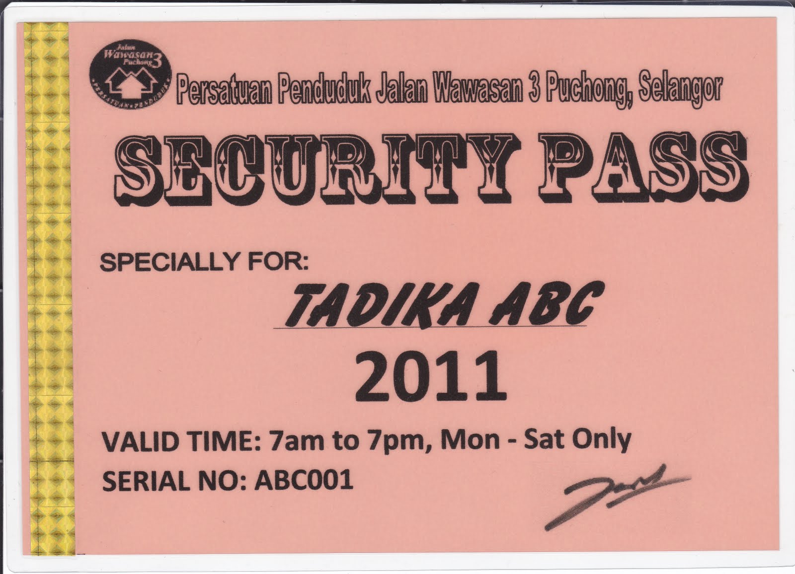 Persatuan Penduduk Jalan Wawasan 3