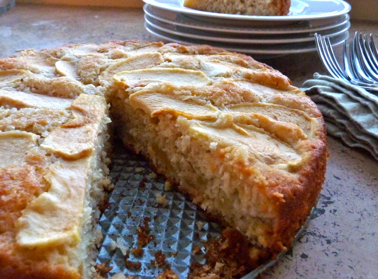 beurrista: apple coconut cake {bwd}