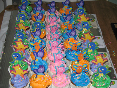 Muffins, Cupcakes y más!!!: BACKYARDIGANS CUPCAKES