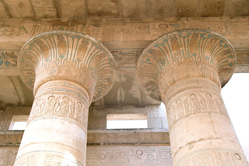 HISTORIA DEL ARTE: Columnas y capiteles egipcios
