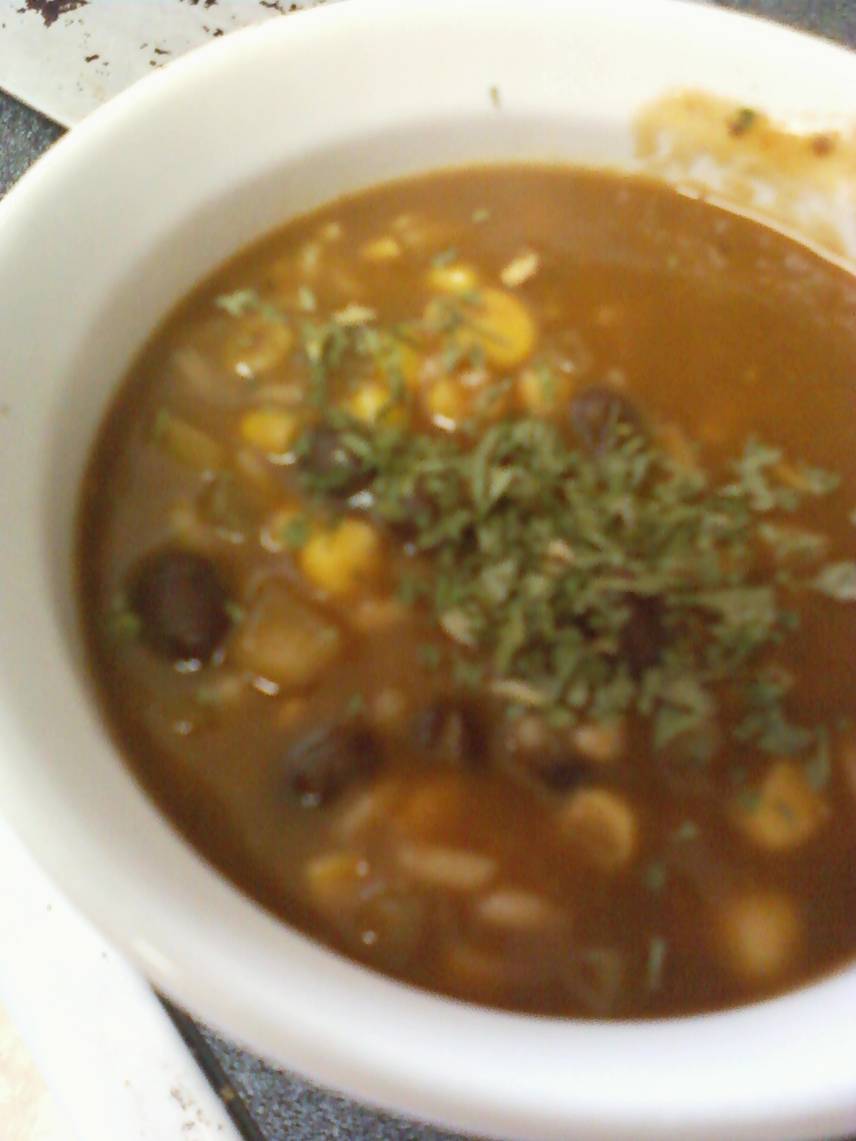 Bean Basics: Pumpkin Black Bean Soup