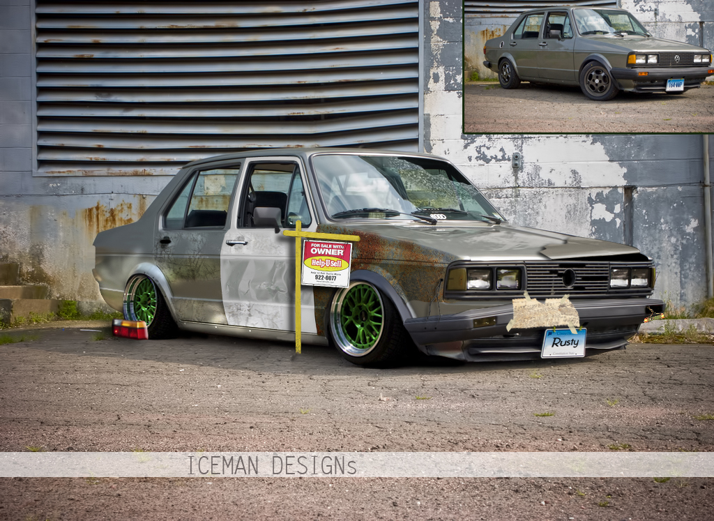 ҉IcemanGraphics®҉: Volkswagen Jetta MK1 Rat Style By Iceman