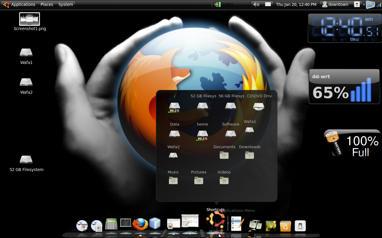 Tampilan Dekstop di Linux ~ All Must be