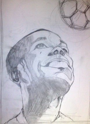 Robinho - esboço | Alan Souto Maior