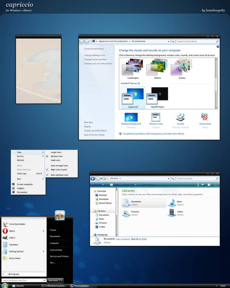 Capriccio Theme for Windows 7 | Windows 7 Themes