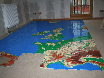 Blox Universe: Incredible Europe Map made with LEGO