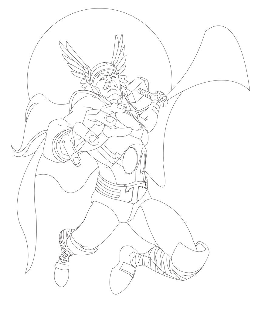 Cross between the lines