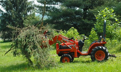 Easier and Cheaper: Brush fork for front-end loader