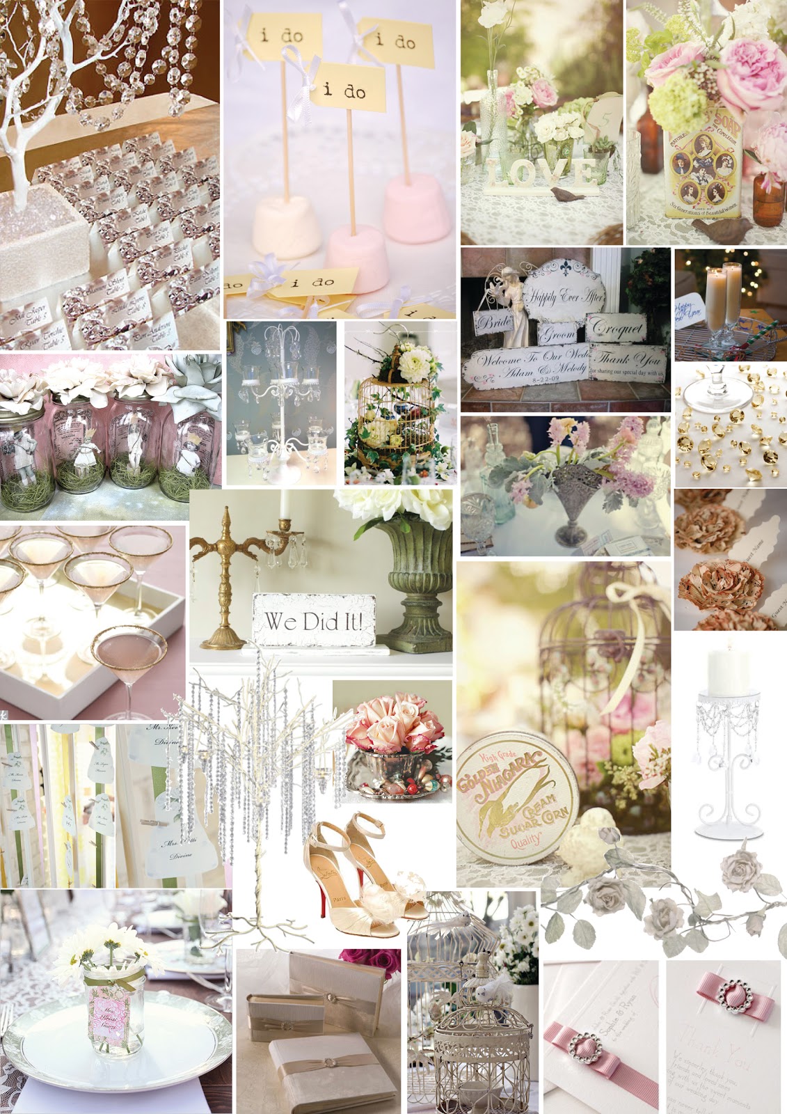 All things diy bride: Vintage/Shabby Chic Inspiration